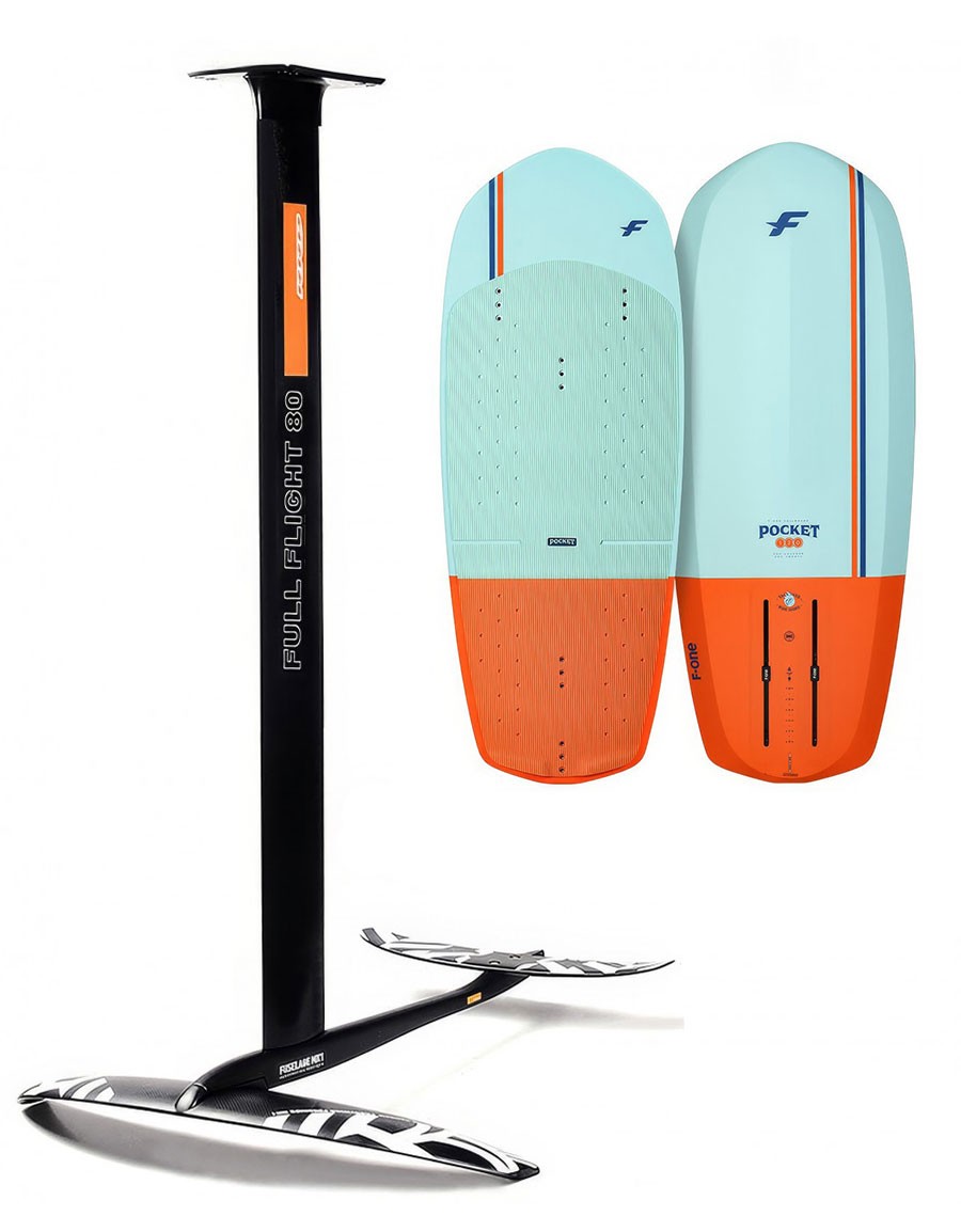 PACK KITE FOIL RRD H-FLIGHT HYDROFOIL + F-ONE POCKET - KITESHOP.FR