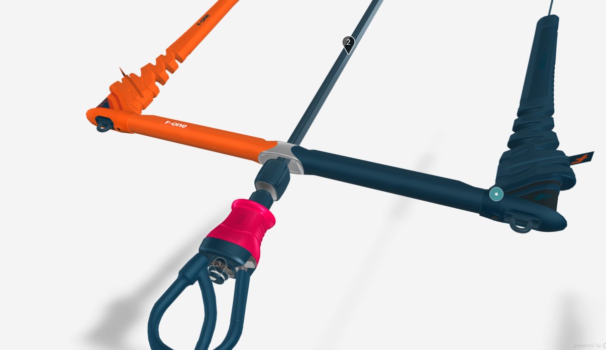 BARRE DE KITESURF F-ONE LINX BAR 2023 OCCASION - KITESHOP.FR