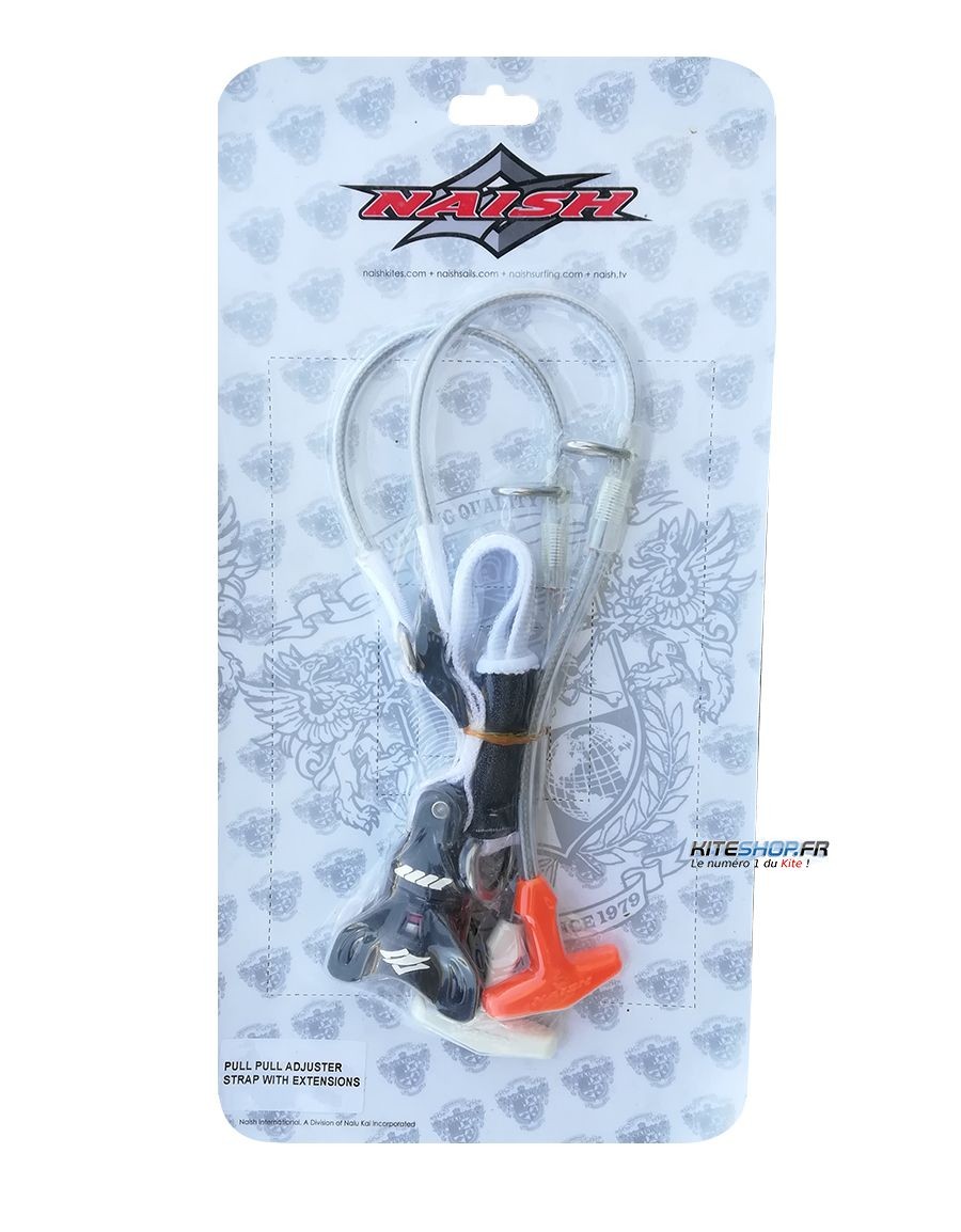 NAISH PULL PULL ADJUSTER STRAP WITH EXTENSIONS - KITESHOP.FR
